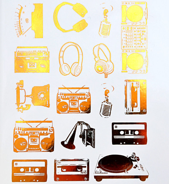 Boom Boxes Decals Sheet | Art Glass Supplies - Decals