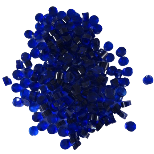 Deep Royal Blue Transparent Dots - COE90 - COE90 Dots