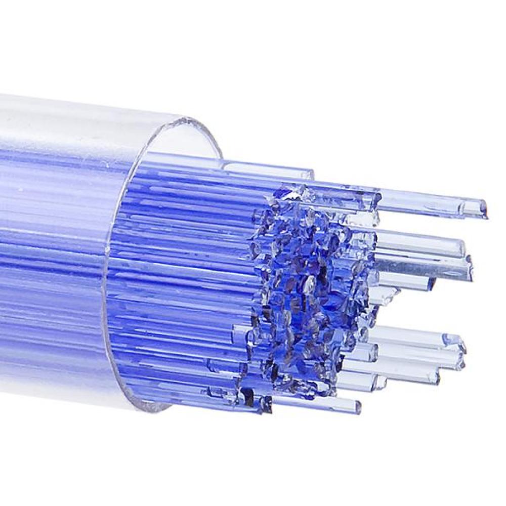 Bullseye Glass Stringers Light Sky Blue Transparent COE90